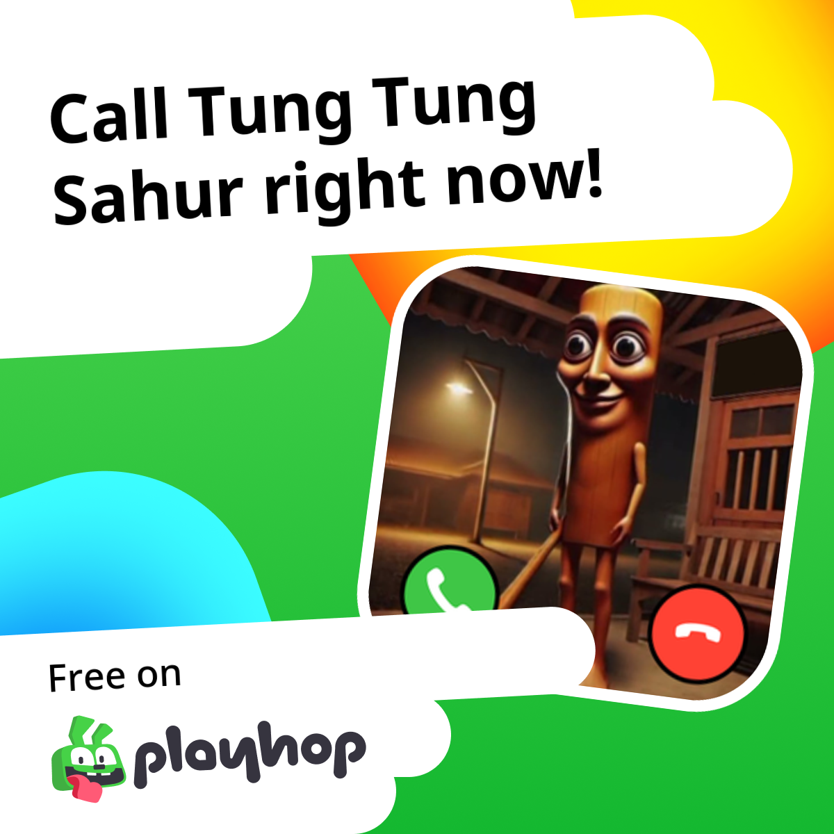 Call Tung Tung Sahur right now! (by Sinnij kotik): Play Online For Free On Playhop