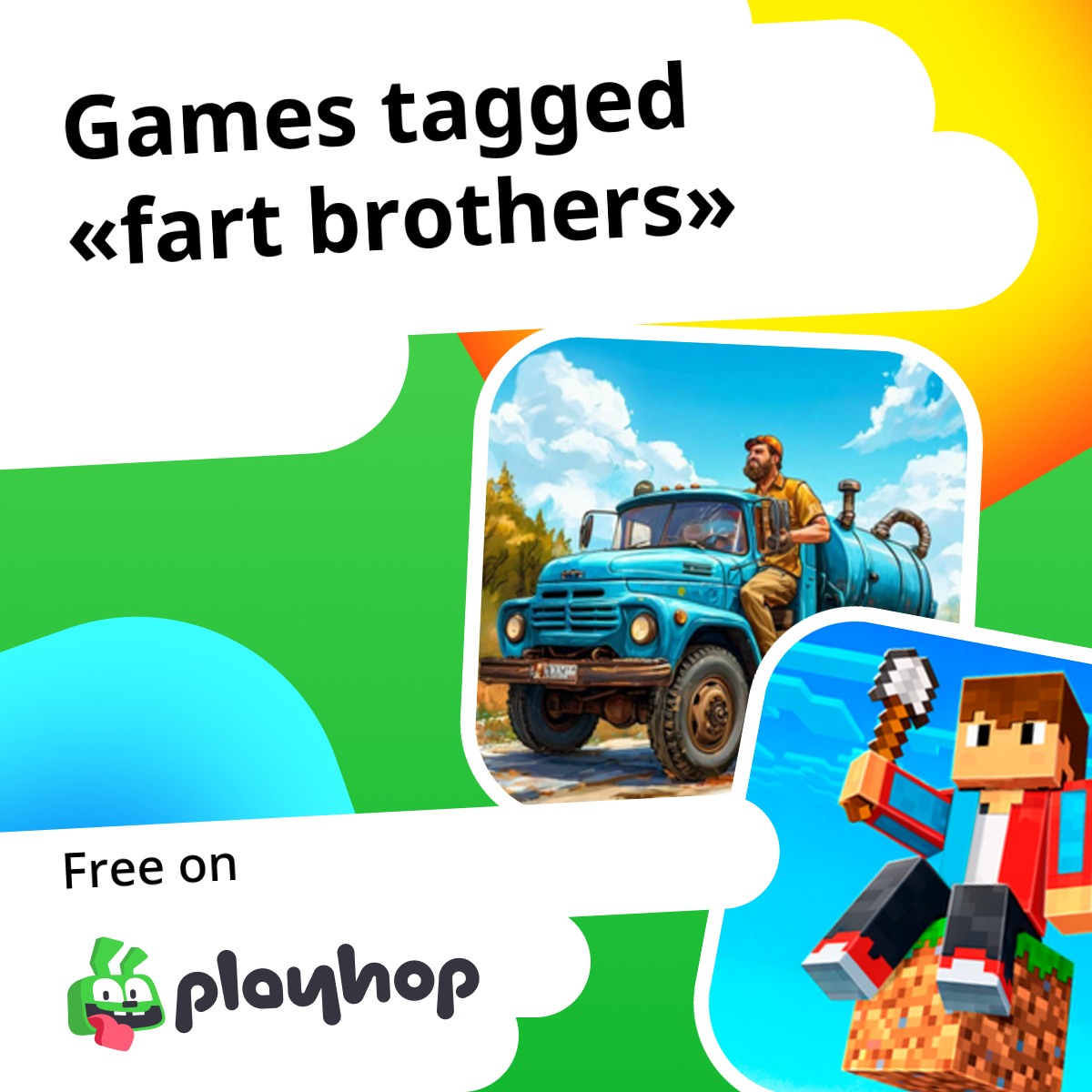 Fart brothers Games Online: Play For Free On Playhop