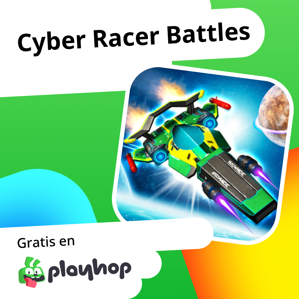 Cyber Racer Battles: Juega en línea gratis en Playhop