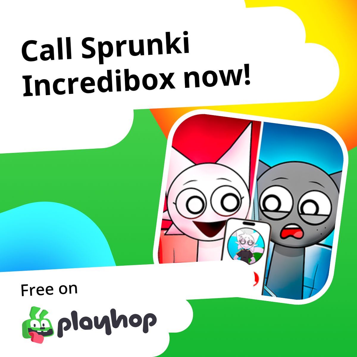Call Sprunki Incredibox now! (by bossYG): Play Online For Free On Playhop