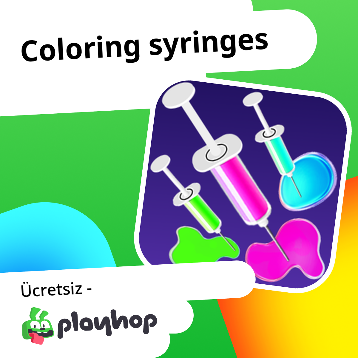 Coloring syringes: Playhop'da Ücretsiz Çevrimiçi Oynayın