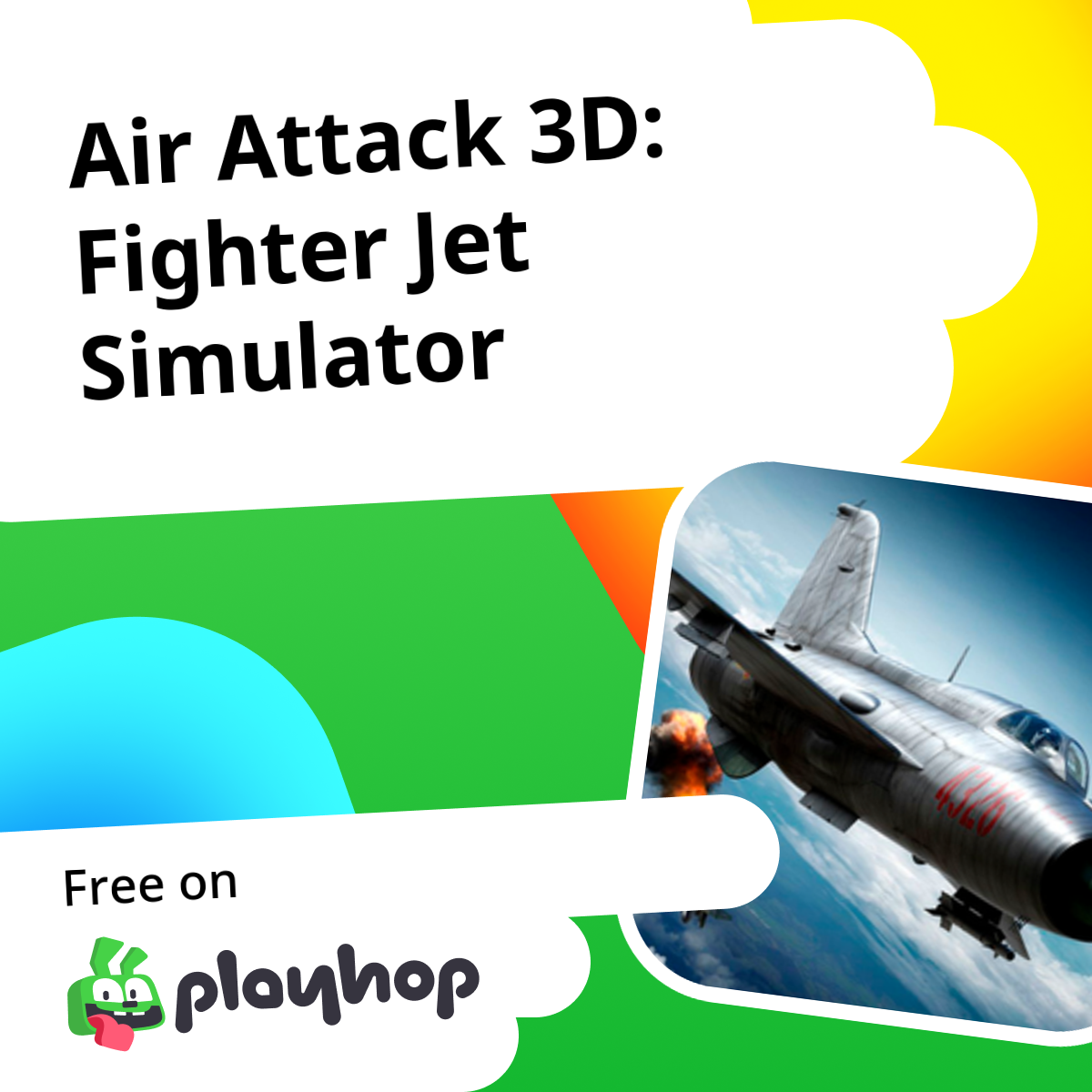 Air Attack 3D: Fighter Jet Simulator (by Pixel Duck): Play Online For Free On Playhop