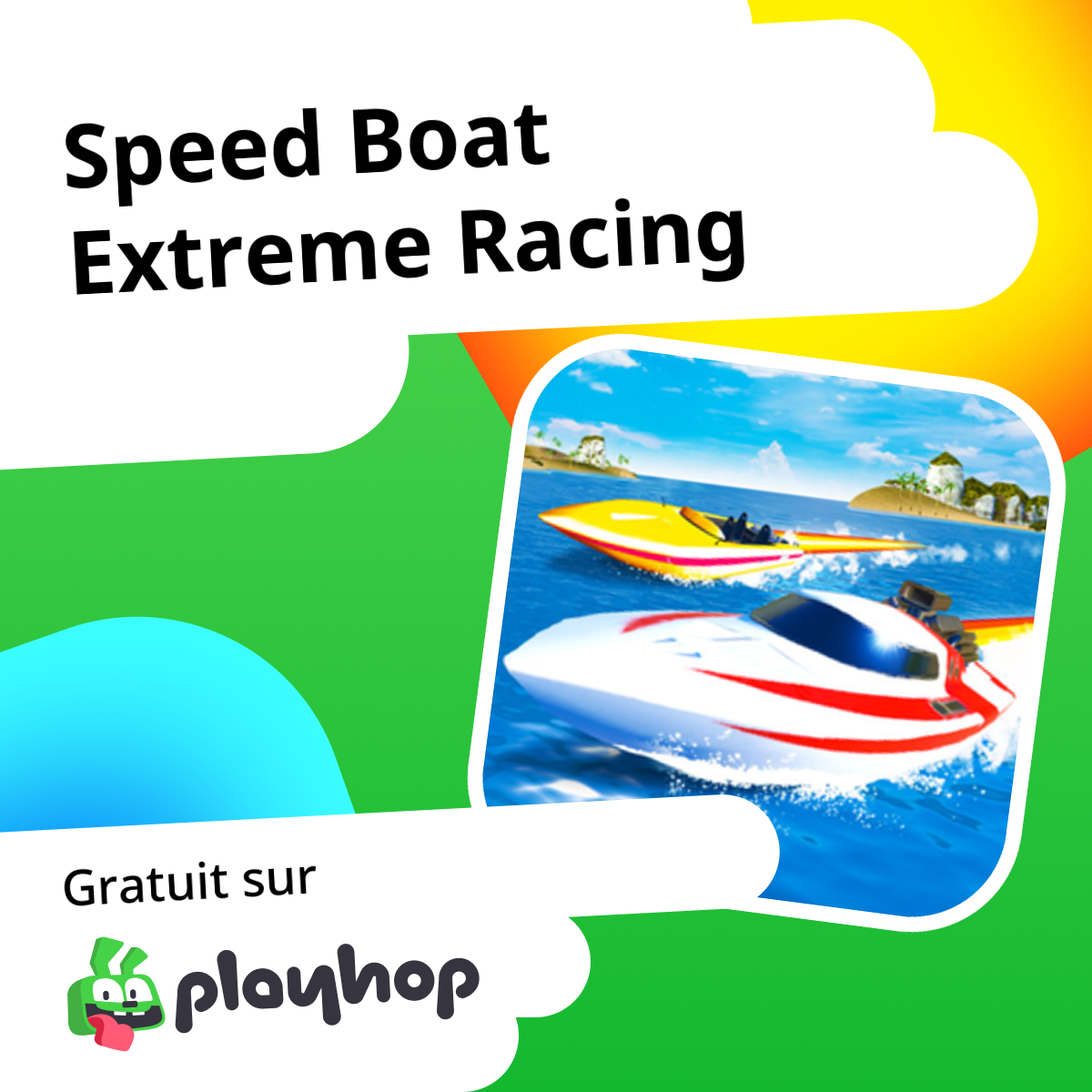 Speed Boat Extreme Racing: Jouez en ligne gratuitement sur Playhop