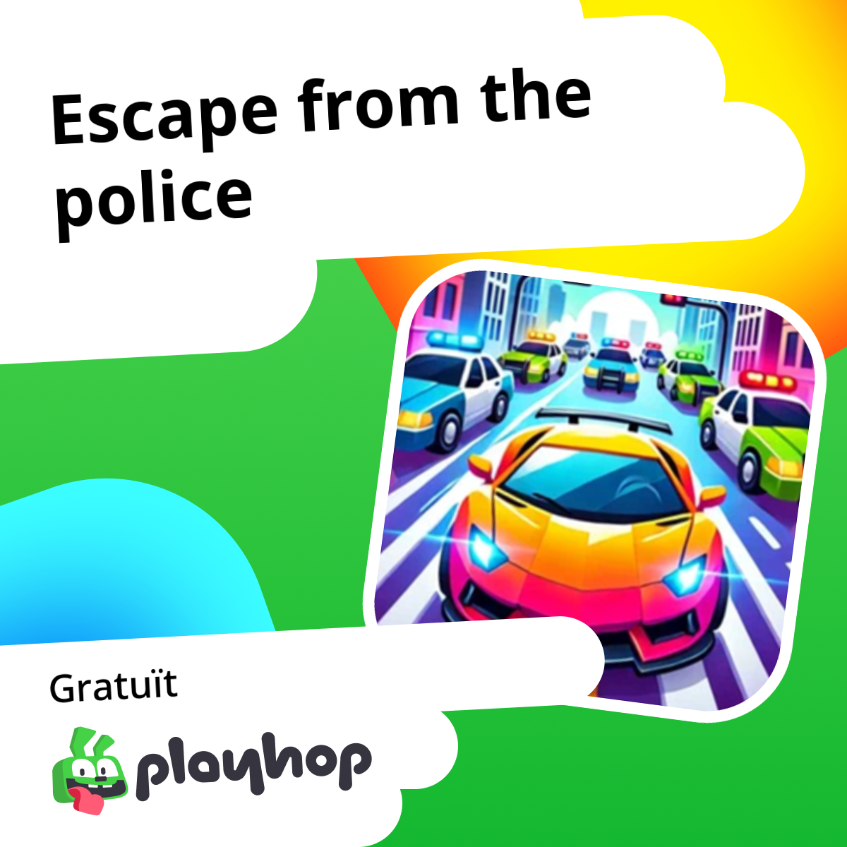 Escape from the police (per TimsGame): Juga-hi en línia de franc a Playhop