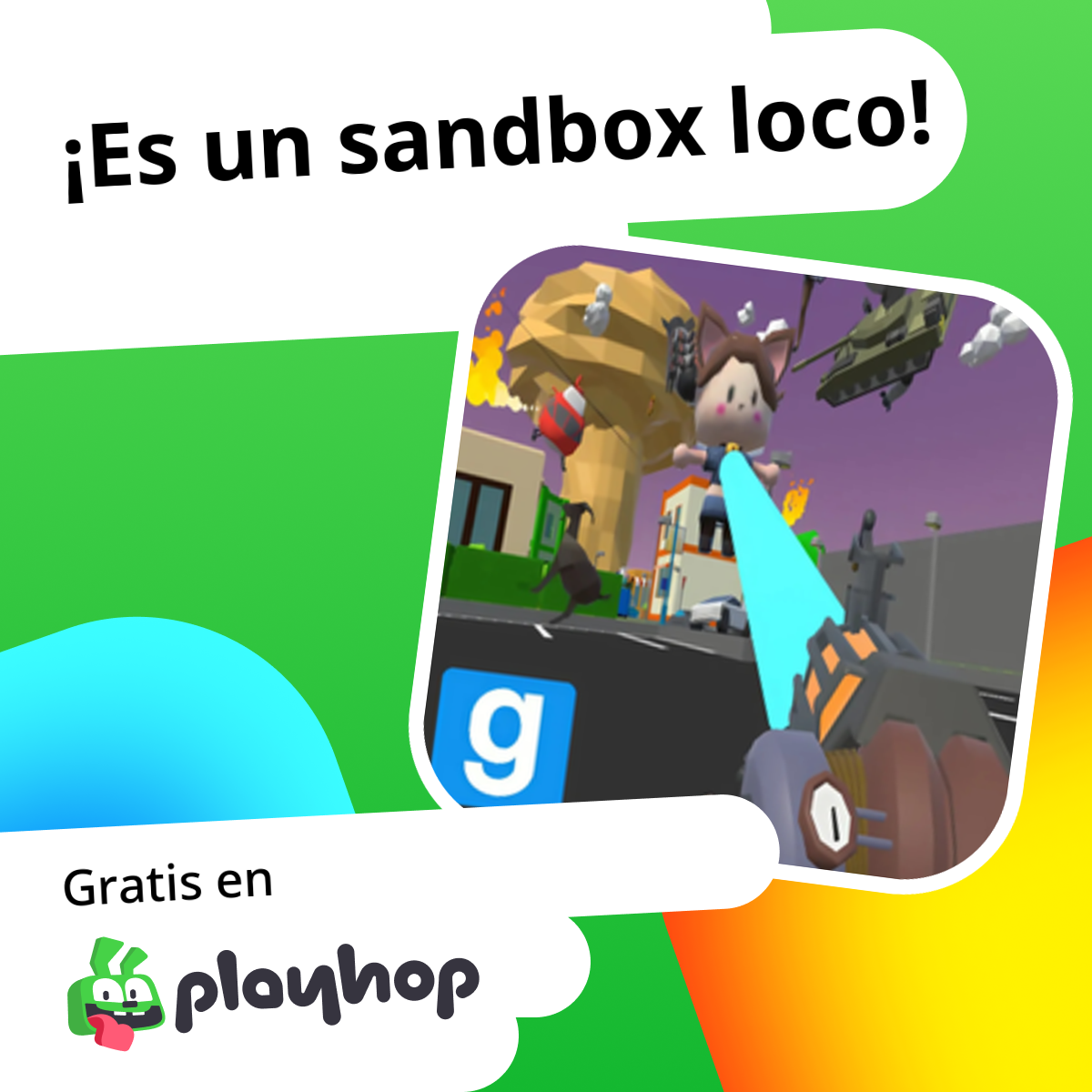 ¡Es un sandbox loco! (per AlianceDevGame): Juega Gratis Online en Playhop