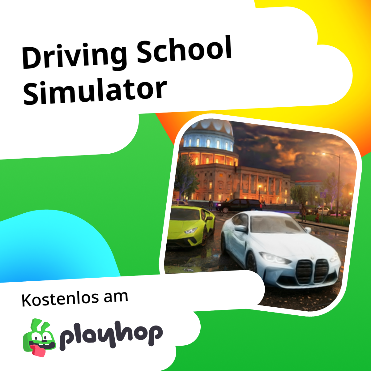 Driving School Simulator: Kostenlos online spielen auf Playhop
