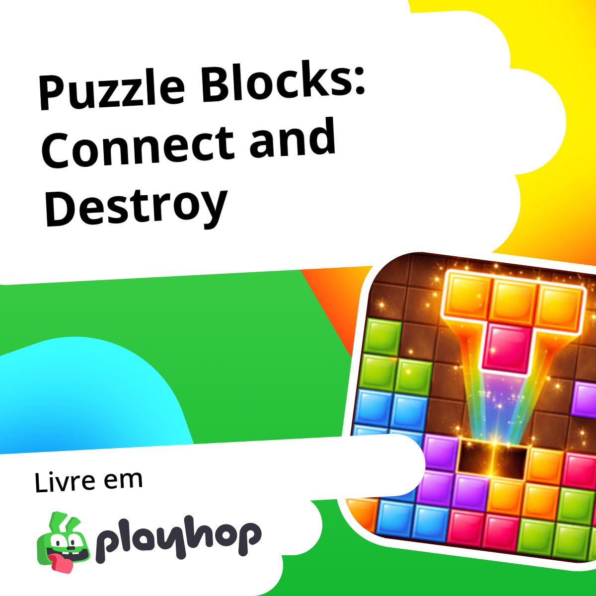 Puzzle Blocks: Connect and Destroy: Jogue Online Grátis no Playhop