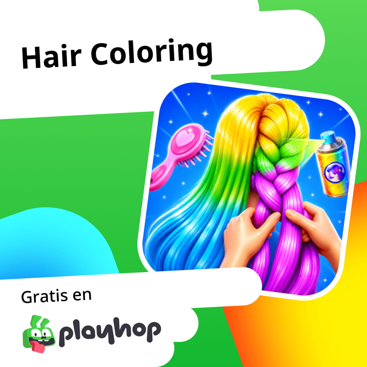 Hair Coloring (por Lobster Games): Juega Gratis Online en Playhop