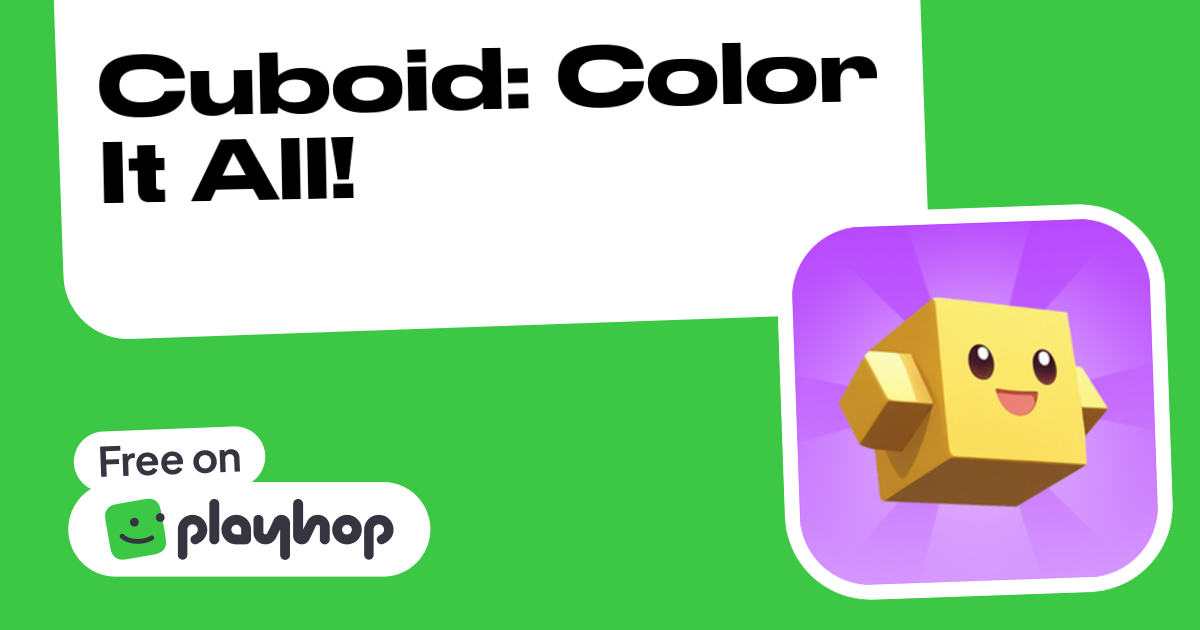 Cuboid: Color It All! (per Genome Games): Juega Gratis Online en Playhop