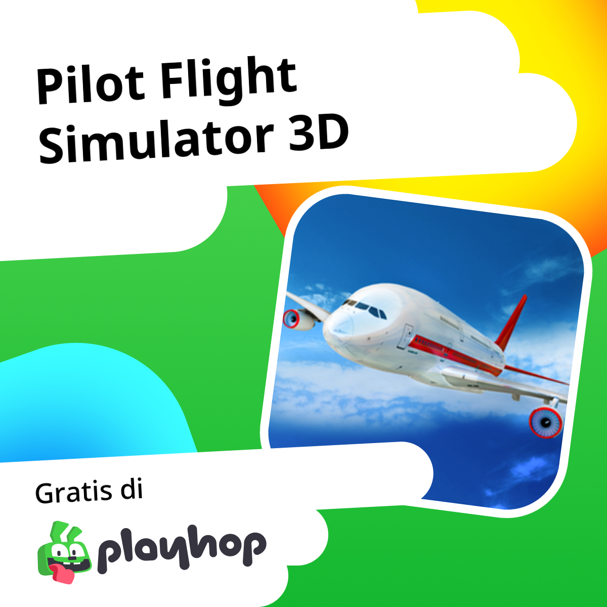 Pilot Flight Simulator 3D (oleh Humbly Tech): Mainkan Online Secara ...