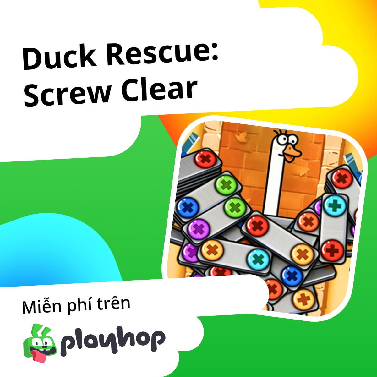 Duck Rescue: Screw Clear: Chơi trực tuyến miễn phí trên Playhop