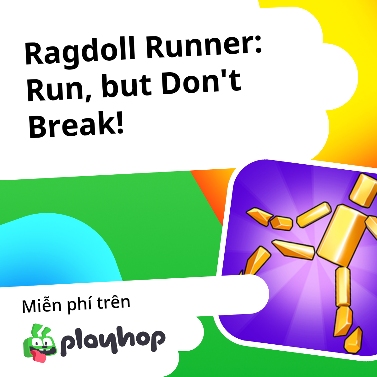 Ragdoll Runner: Run, but Don't Break! (bởi Eccentric): Chơi Trực Tuyến Miễn Phí Trên Playhop