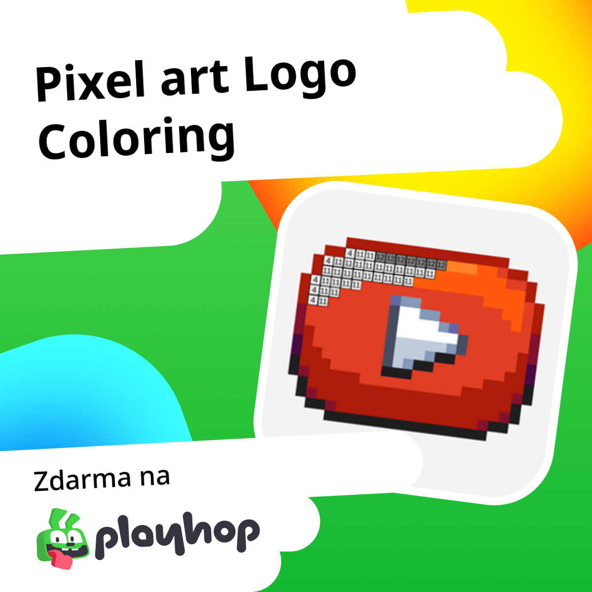 Pixel art Logo Coloring: Hrajte online zdarma na Playhop