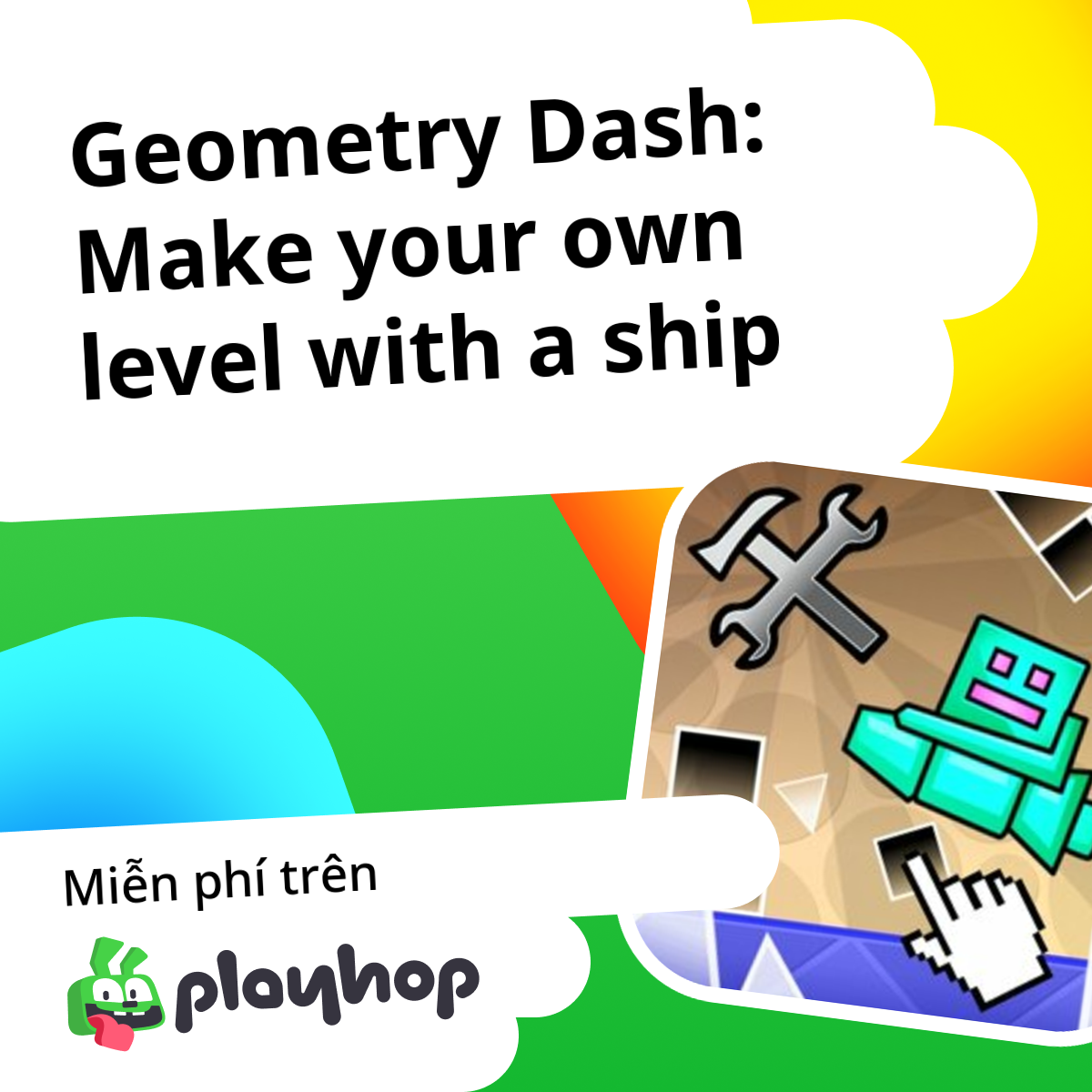 Geometry Dash: Make your own level with a ship (bởi JellyLab): Chơi ...