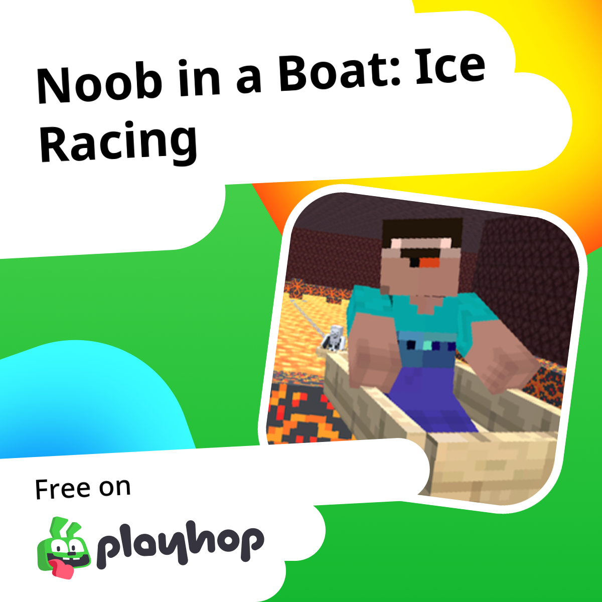 Noob in a Boat: Ice Racing (by liuapps-games): Play Online For Free On ...