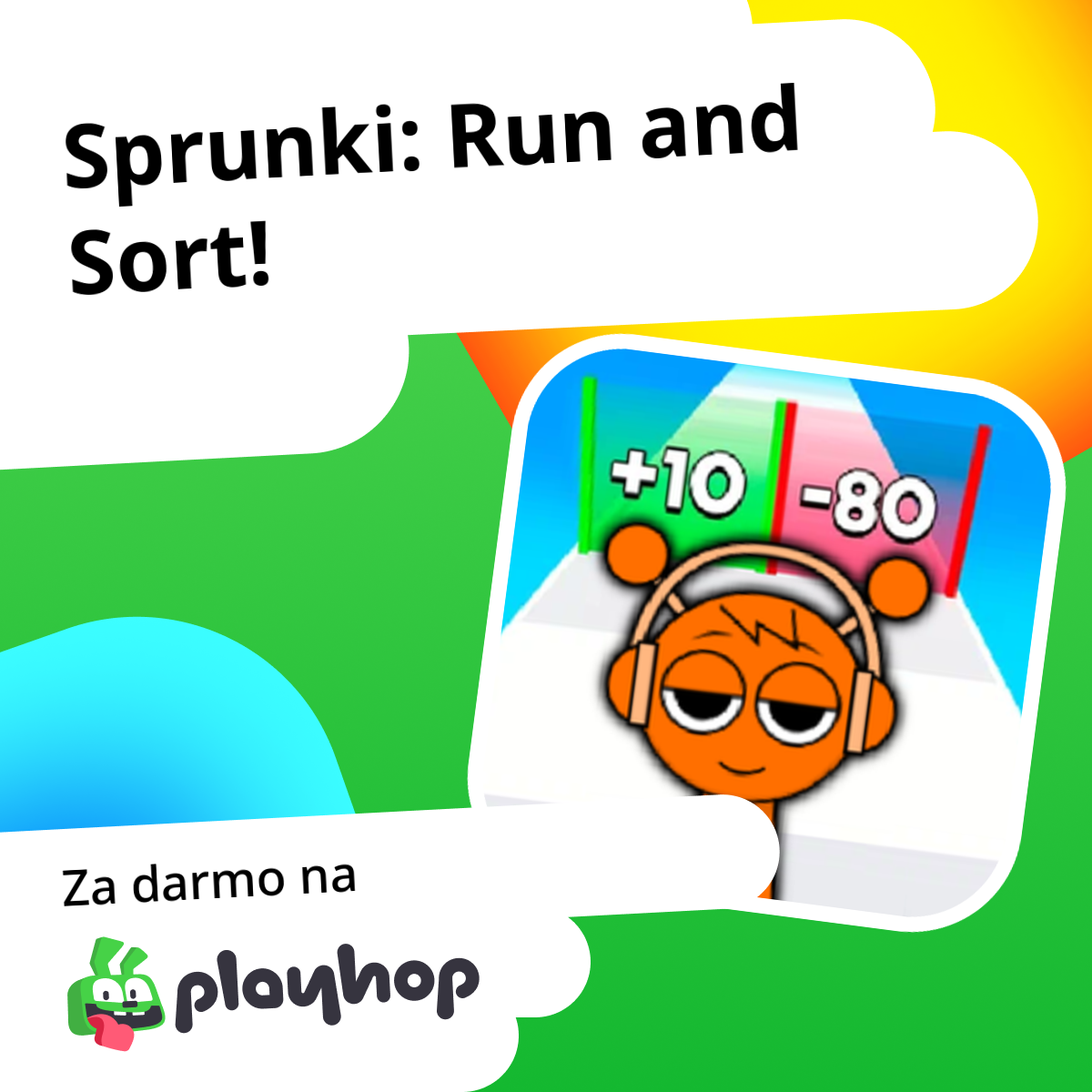 Sprunki: Run and Sort! (przez GreenGames): Graj Online Za Darmo Na Playhop