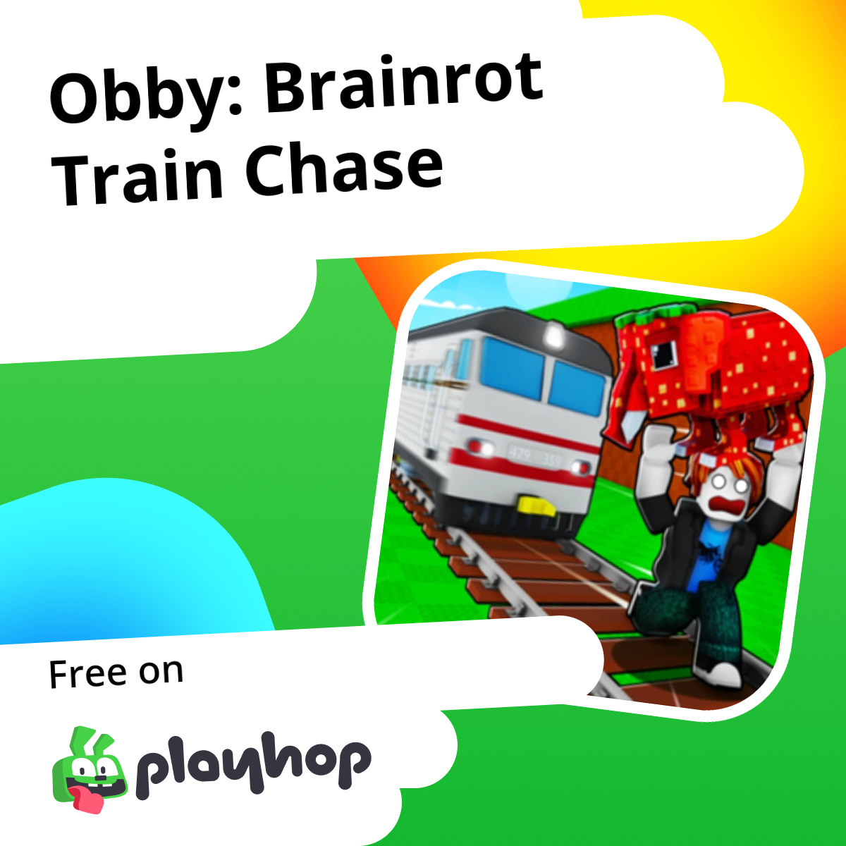 Obby: Brainrot Train Chase: Play Online For Free On Playhop