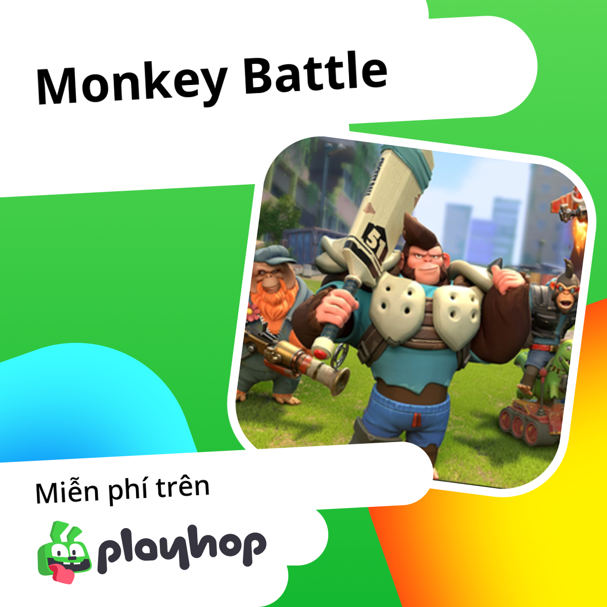 Monkey Battle (bởi GirlsBoysGame): Chơi Trực Tuyến Miễn Phí Trên Playhop