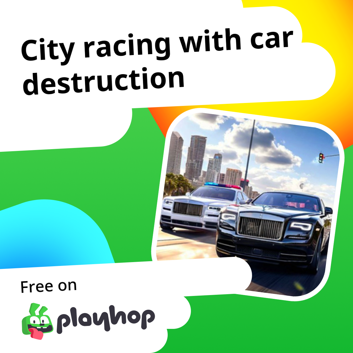 City racing with car destruction (by FENIKSDEV): Play Online For Free ...