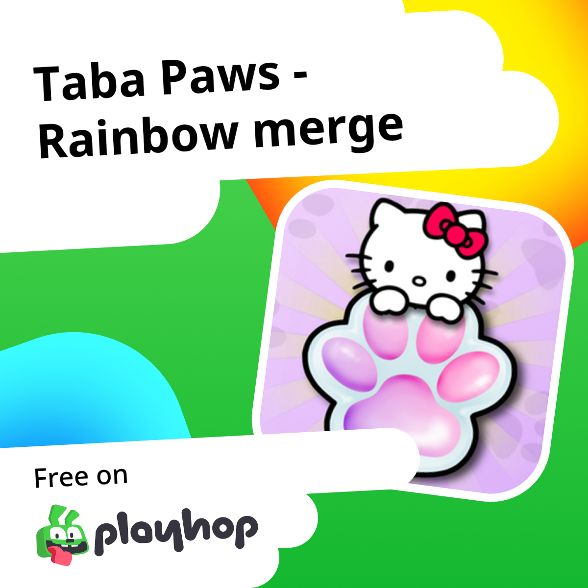 Taba Paws - Rainbow merge: Play Online For Free On Playhop