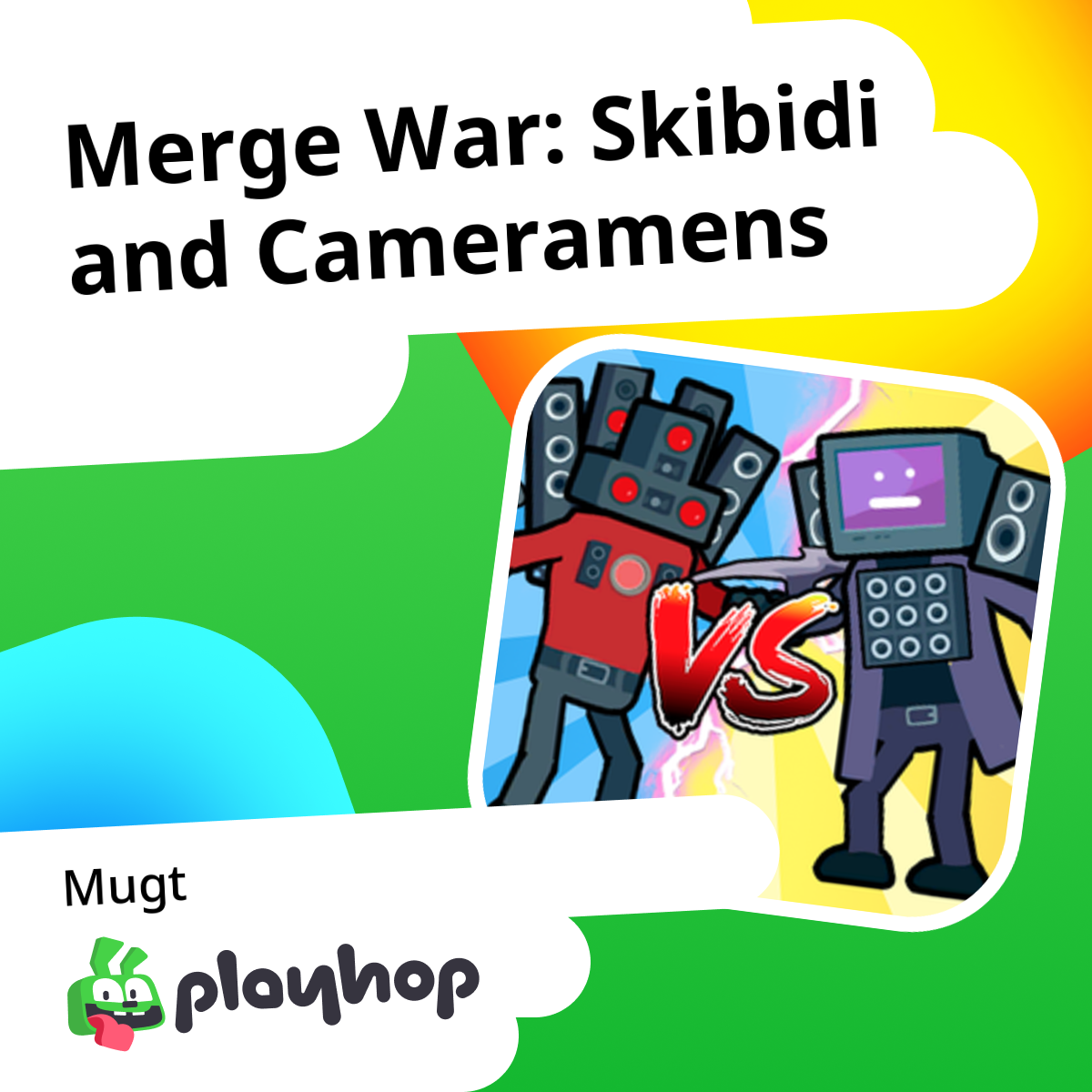 Merge War: Skibidi and Cameramens: Playhop onlaň mugt oýnaň