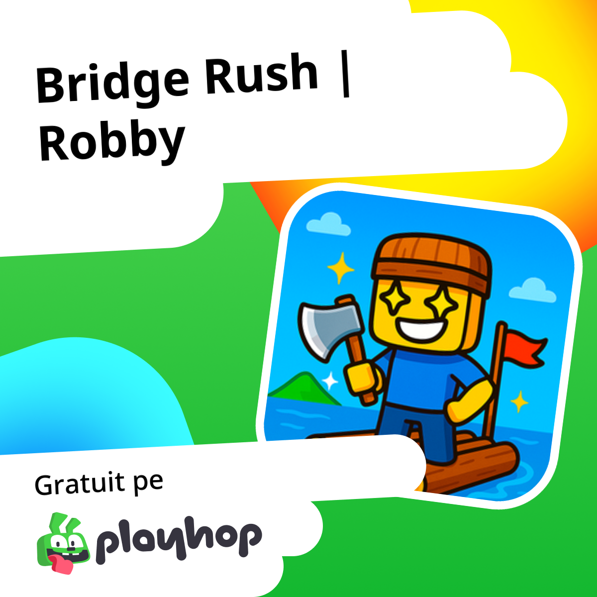 Bridge Rush | Robby (de Qyuto): Joacă online gratuit pe Playhop