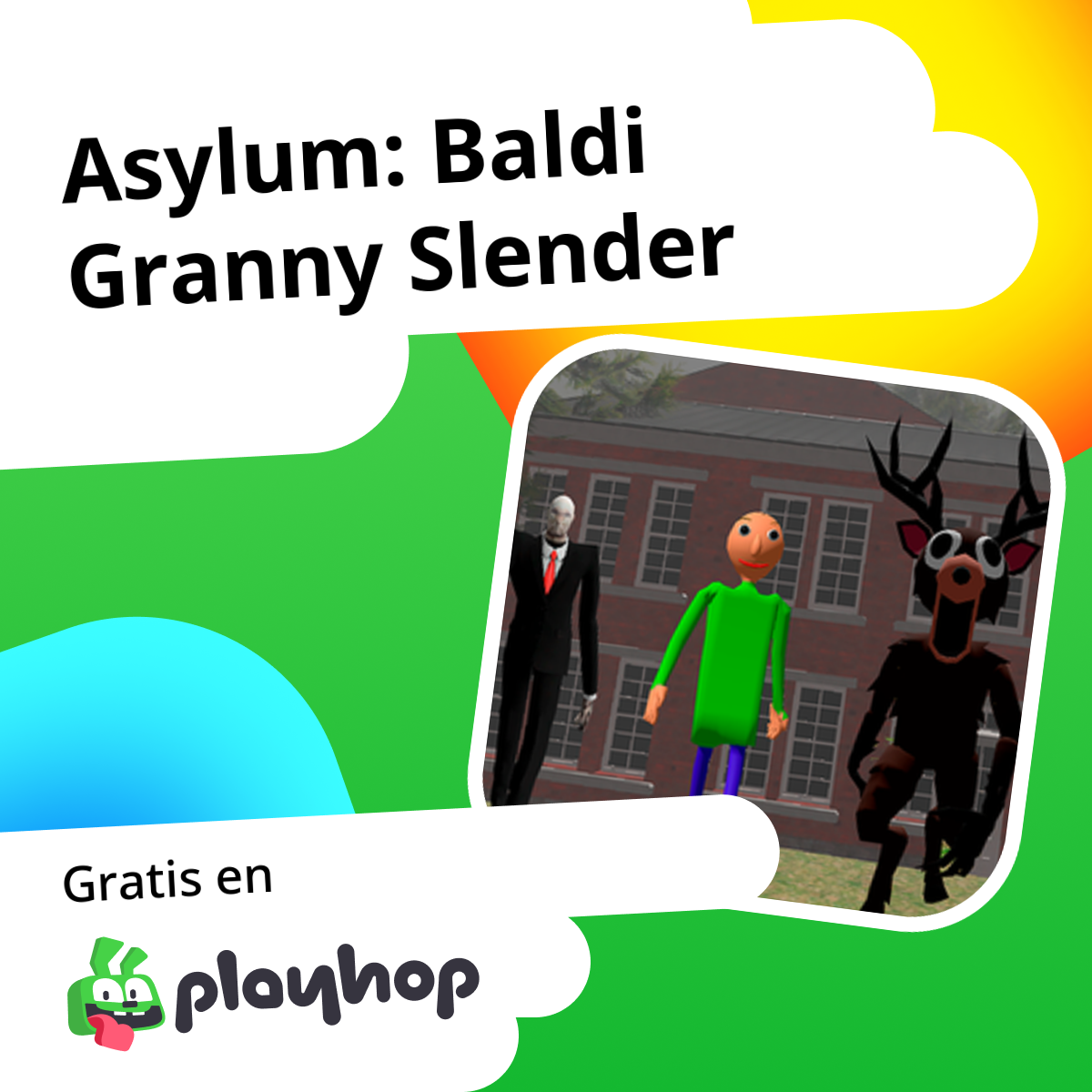 Asylum: Baldi Granny Slender: Juega en línea gratis en Playhop