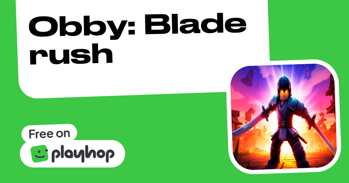 Obby: Blade rush (per Lizhyn): Juega Gratis Online en Playhop