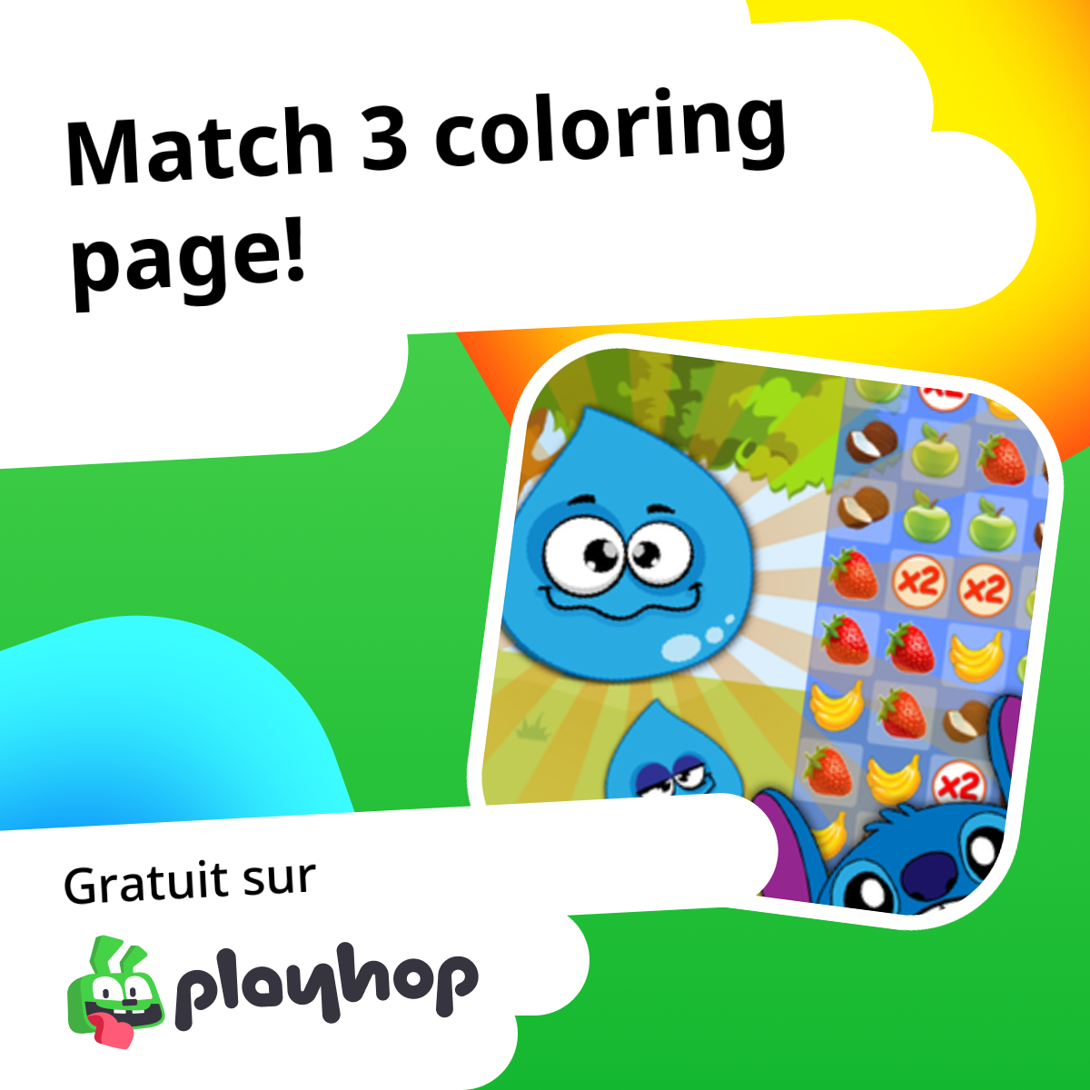 Match 3 coloring page! (par NewNSoft): Jouez En Ligne Gratuitement Sur ...