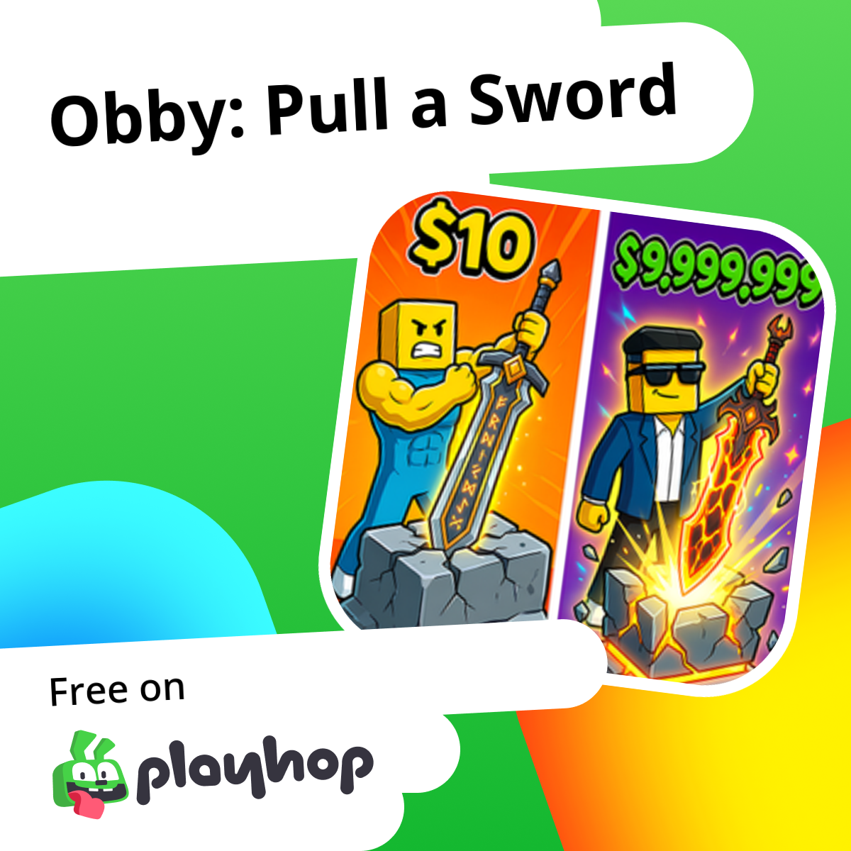 Obby: Pull a Sword (by AppGirl): Play Online For Free On Playhop