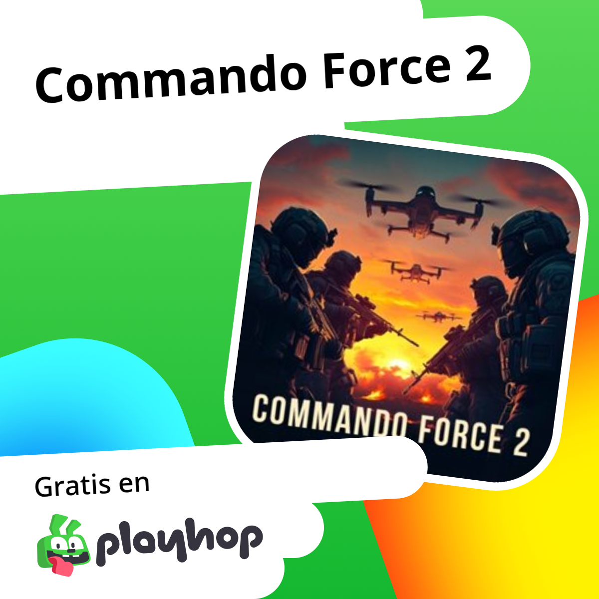 Commando Force 2 (per BLEKKFORT): Juega Gratis Online en Playhop