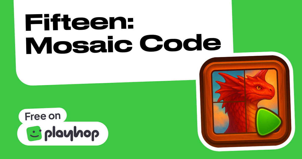 Fifteen: Mosaic Code (per Mad Games): Juega Gratis Online en Playhop