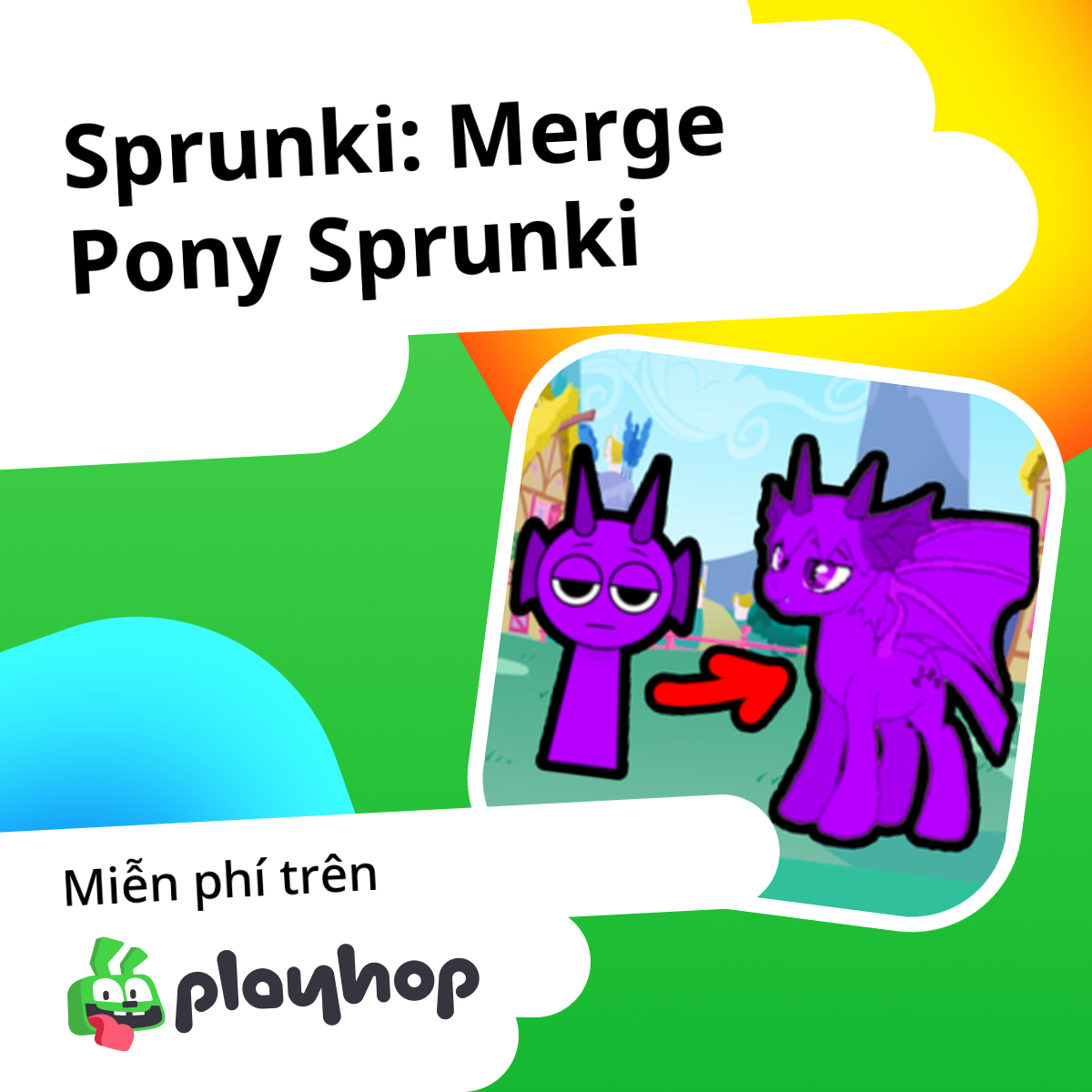 Sprunki: Merge Pony Sprunki (bởi WitchGirlGames): Chơi Trực Tuyến Miễn ...