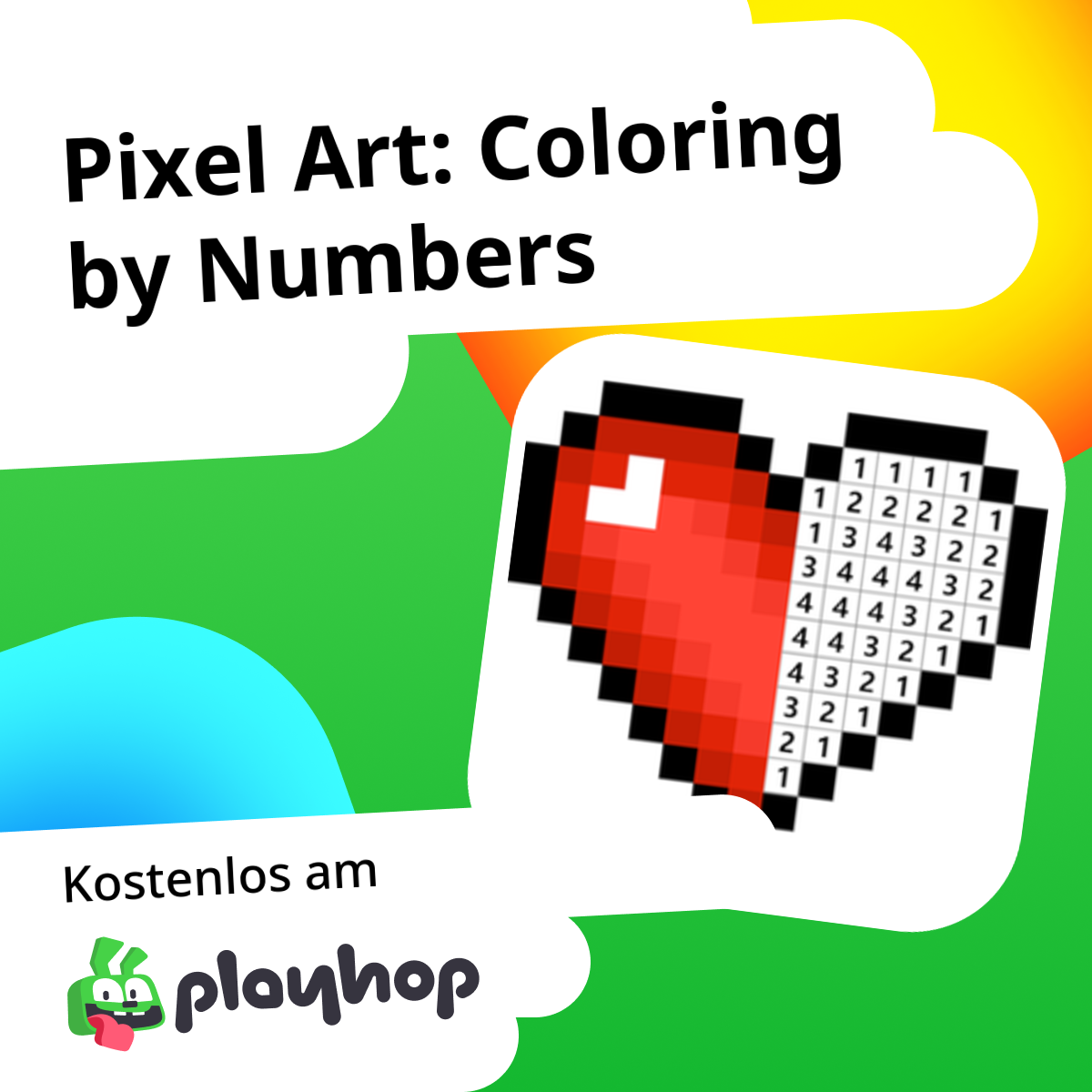 Pixel Art: Coloring by Numbers: Kostenlos online spielen auf Playhop