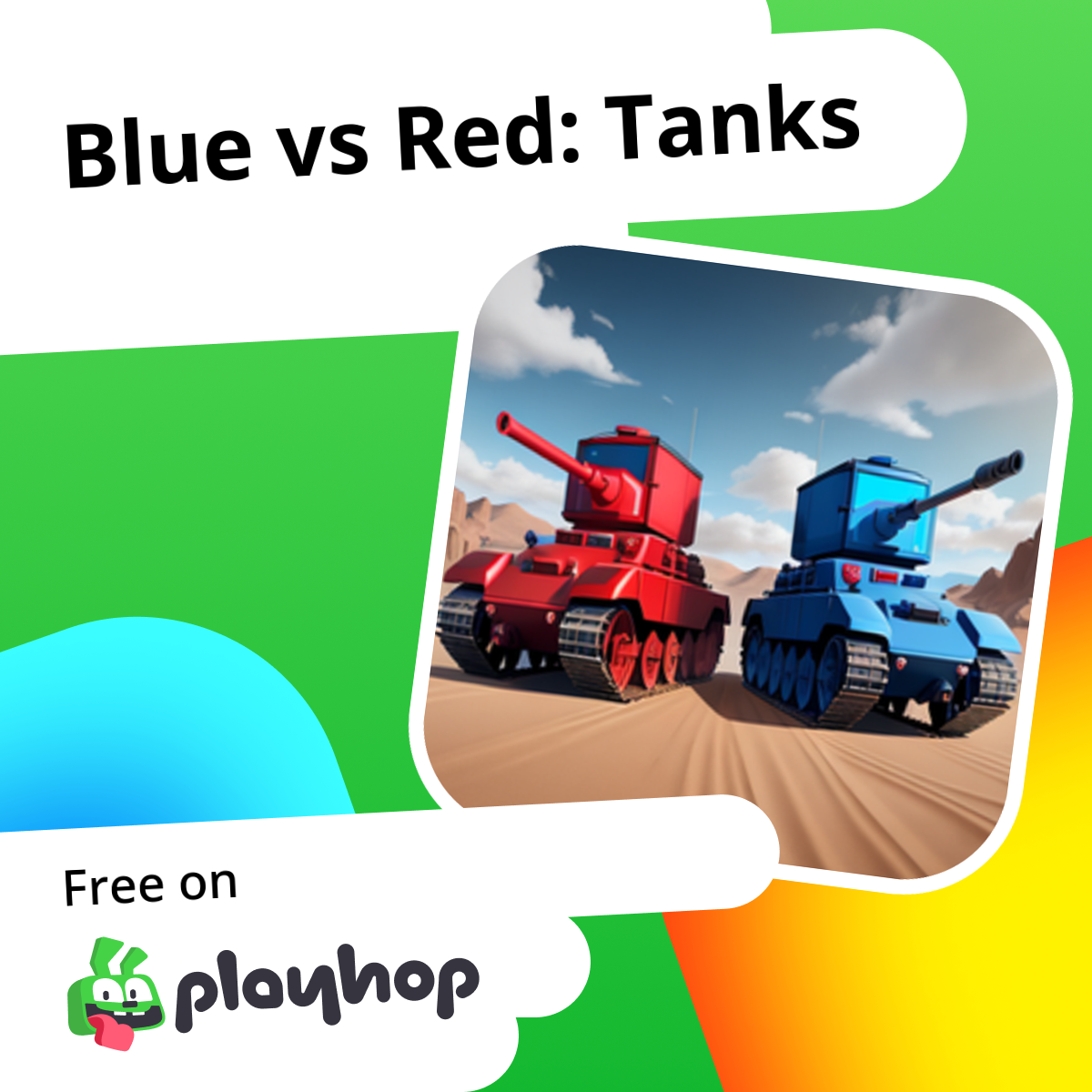 Blue vs Red: Tanks: Play Online For Free On Playhop