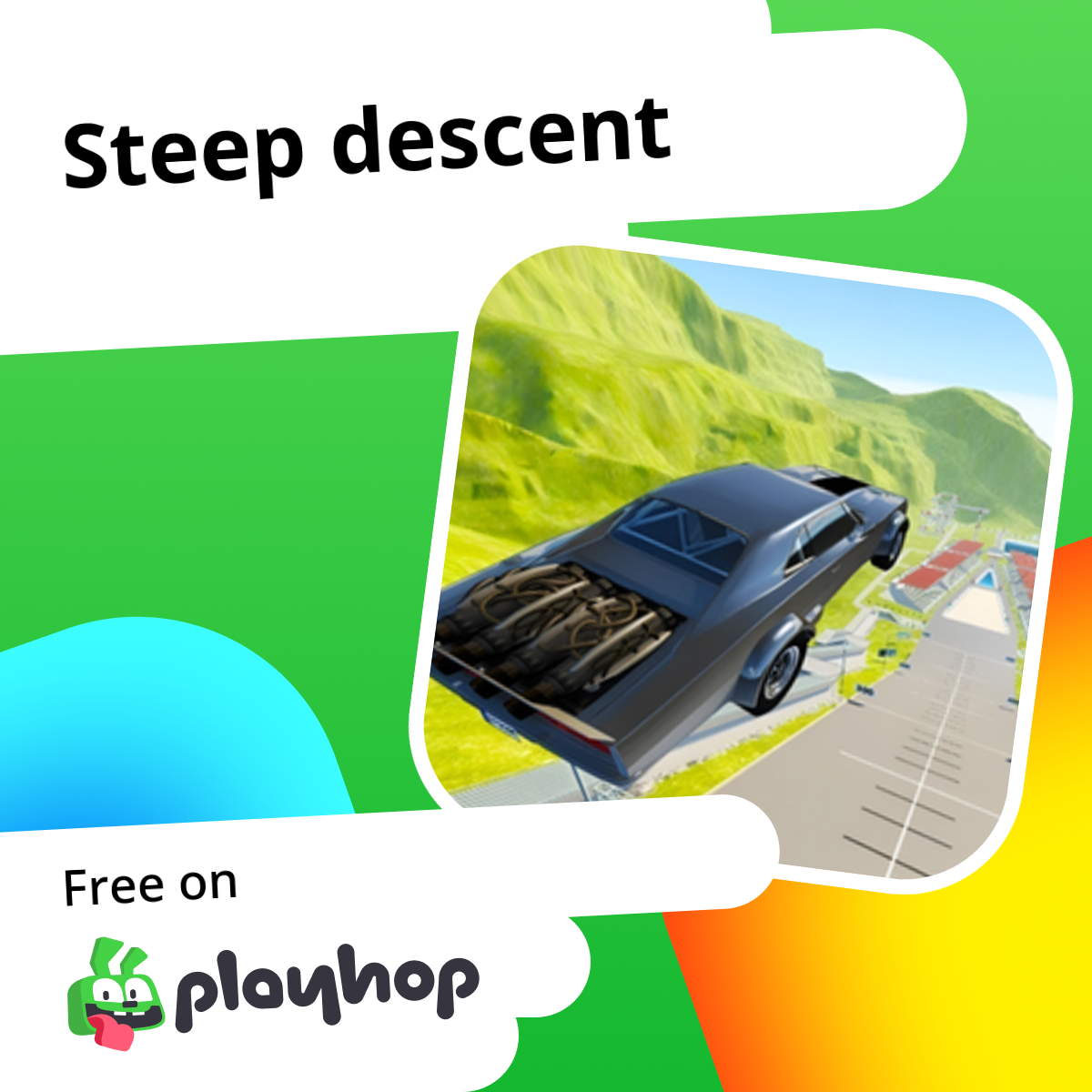Steep descent (by Nat Games): Play Online For Free On Playhop