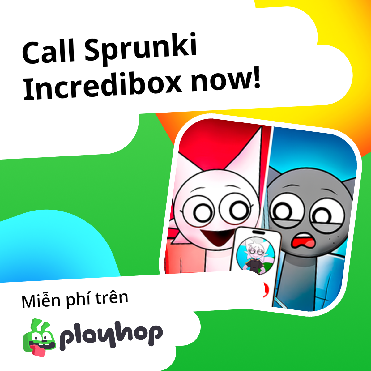Call Sprunki Incredibox now!: Chơi trực tuyến miễn phí trên Playhop