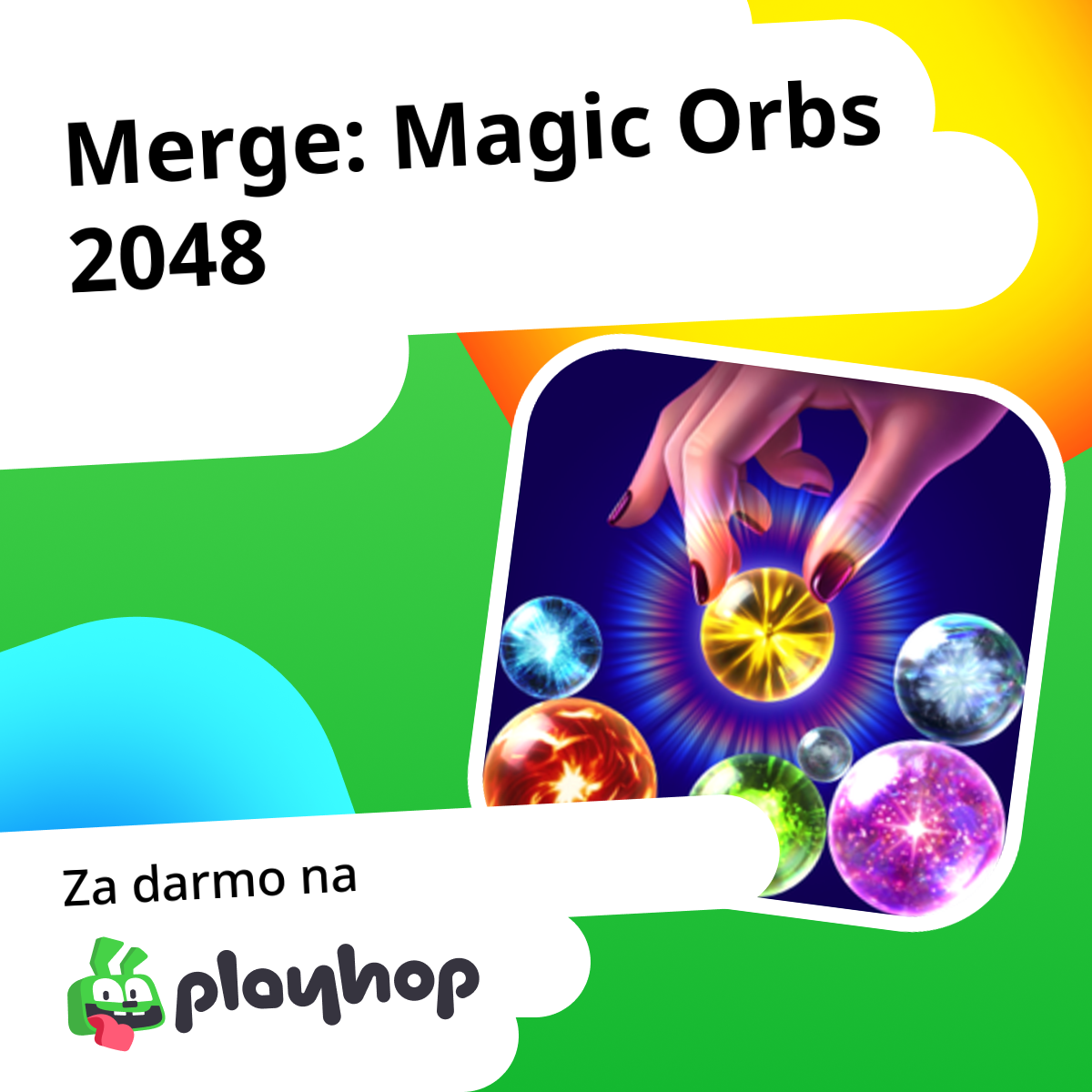 Merge: Magic Orbs 2048 (autor: Dimaizer): Graj online za darmo na Playhop