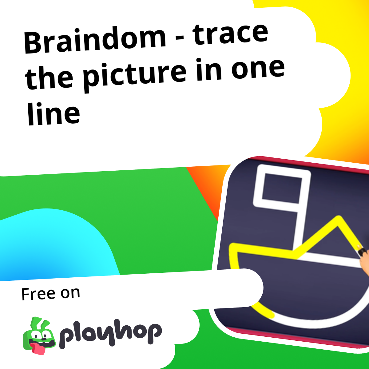 Braindom - trace the picture in one line: Play Online For Free On Playhop