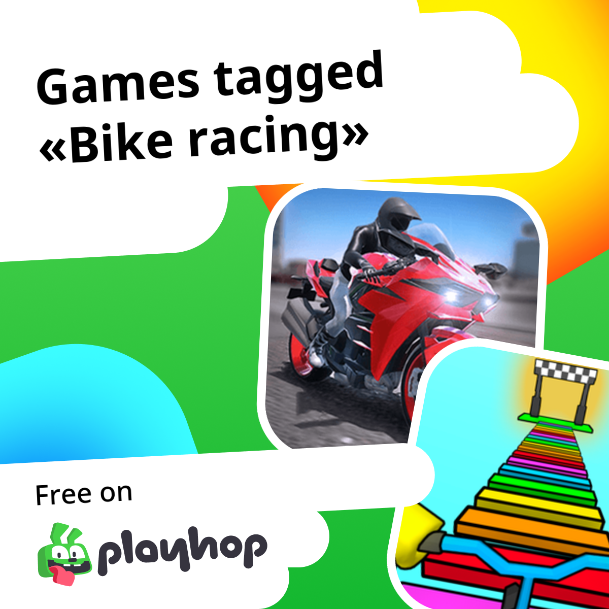 Bike racing الألعاب على الإنترنت - العب مجانًا على Playhop