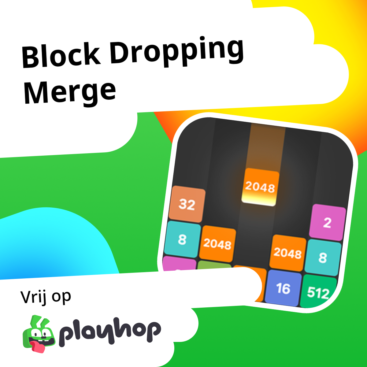 Block Dropping Merge (van Addictive Games): speel gratis online op Playhop