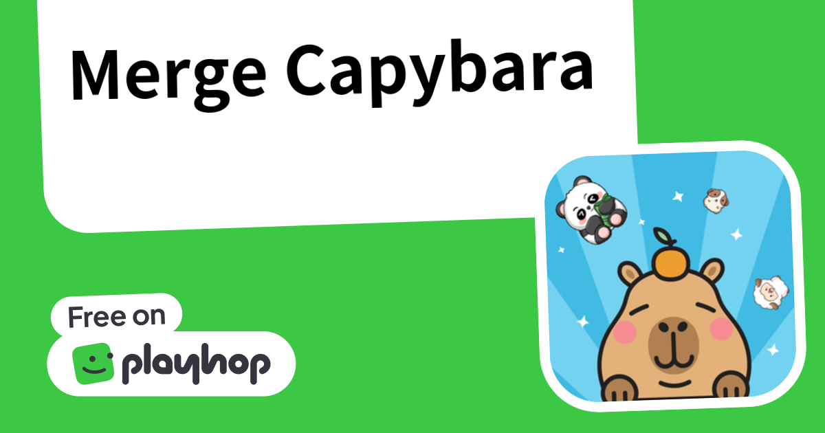 Merge Capybara （FunCraft Games開発）: Playhopで無料でオンラインプレイ