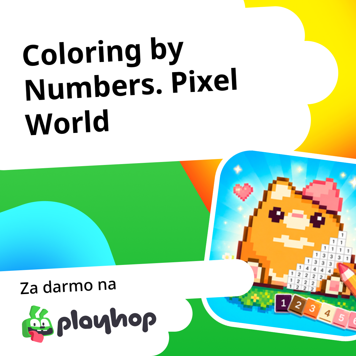 Coloring by Numbers. Pixel World: Graj Za Darmo Online w Playhop