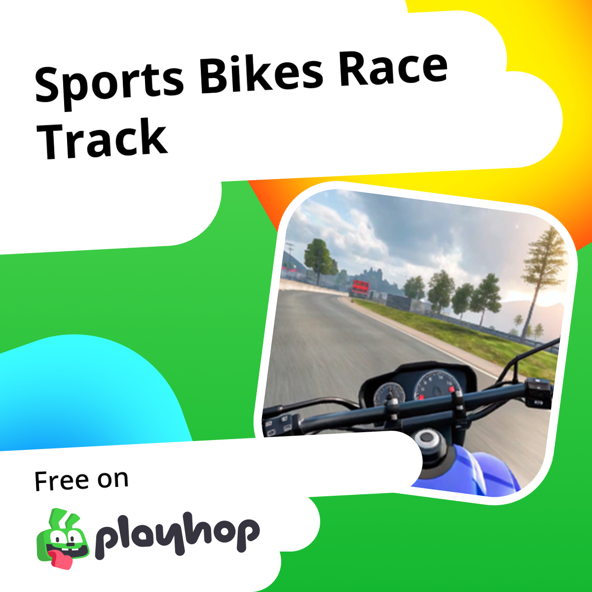 Sports Bikes Race Track: Play Online For Free On Playhop