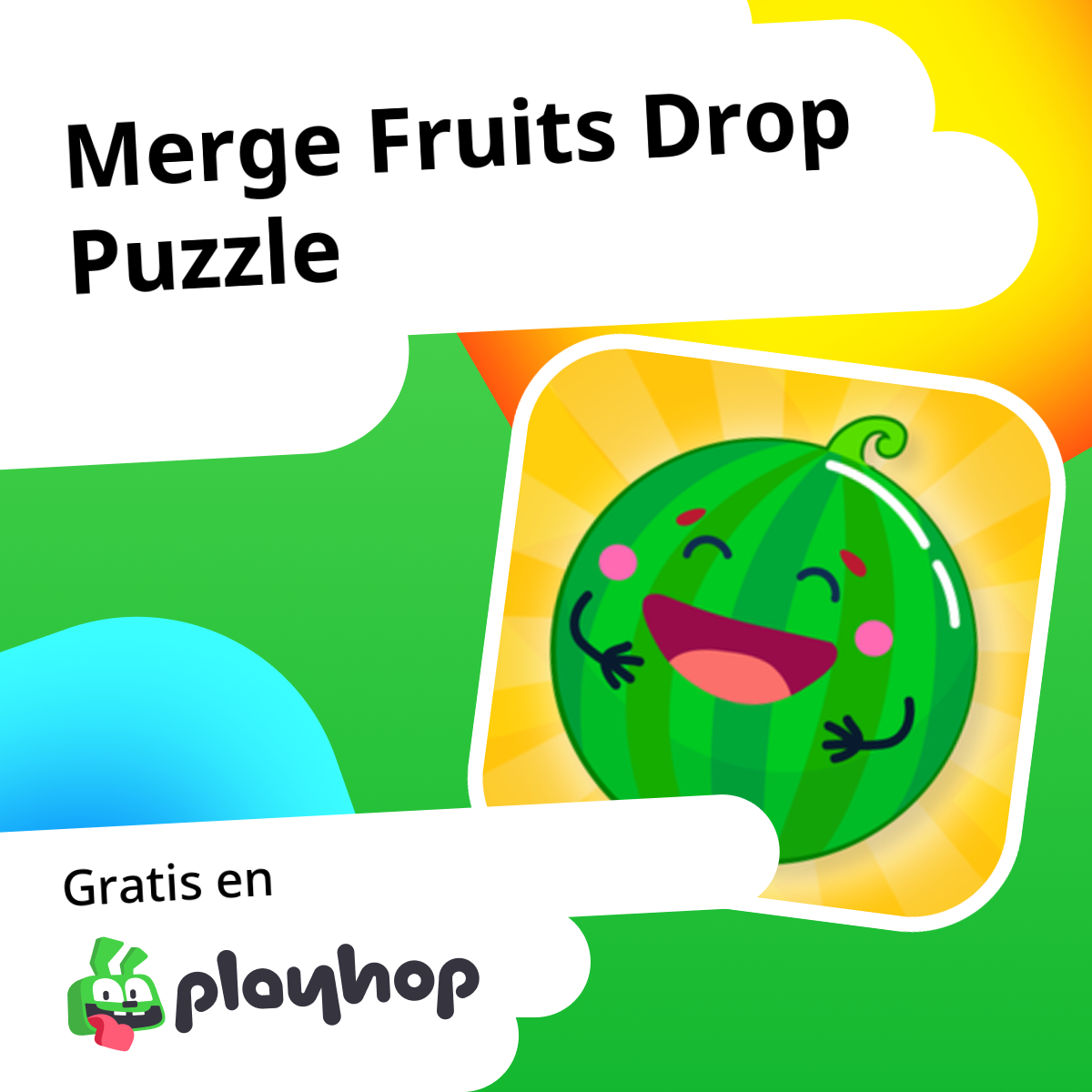 Merge Fruits Drop Puzzle (per Luchshie besplatnye igry): Juega Gratis ...