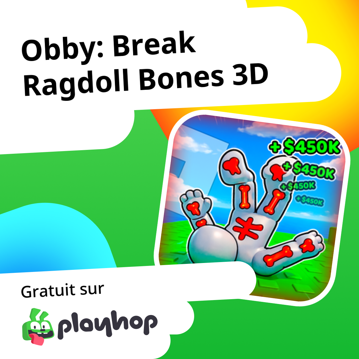 Obby: Break Ragdoll Bones 3D (par Hyhabuga Games): Jouez En Ligne ...