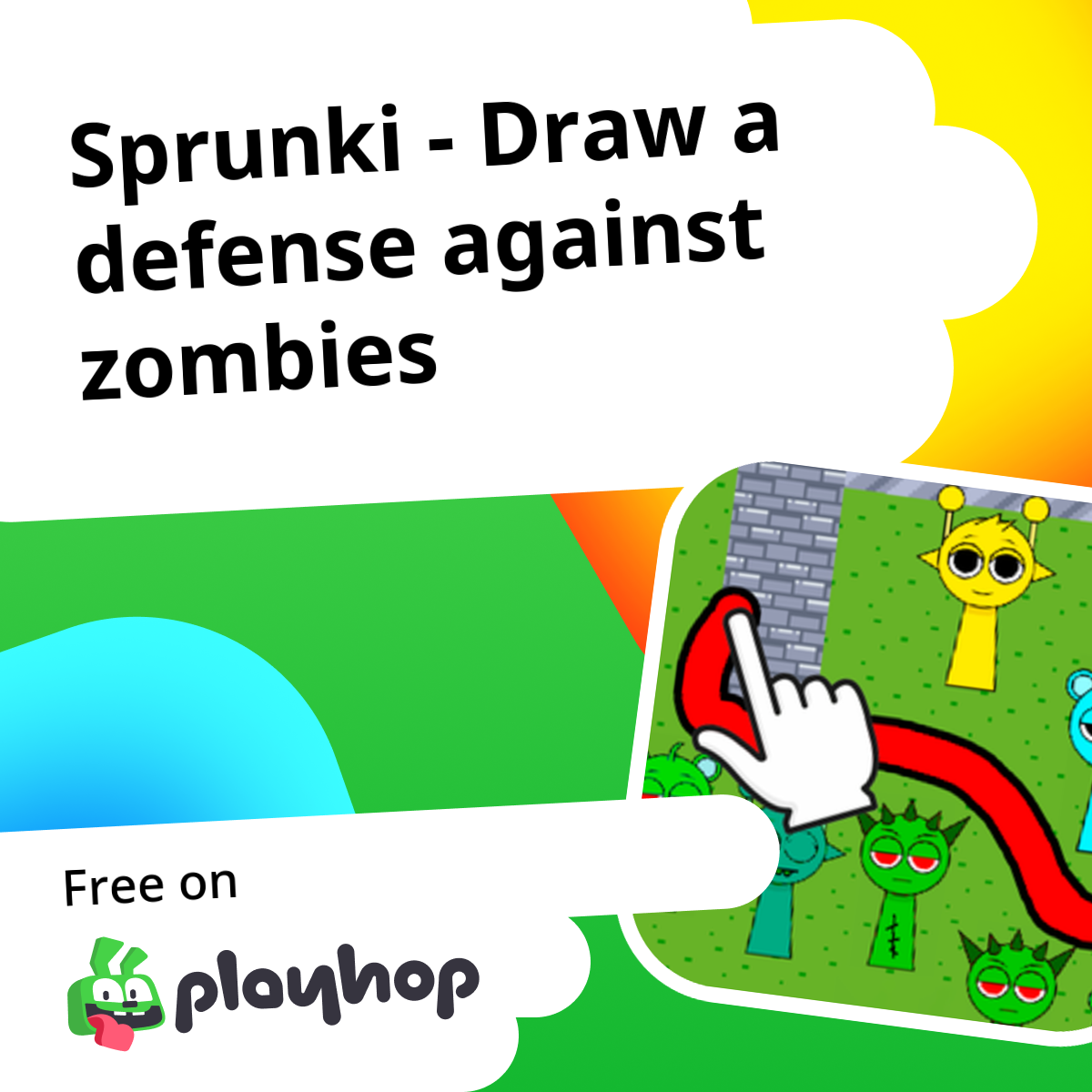 Sprunki - Draw a defense against zombies (by kbvpneofit): Play Online ...