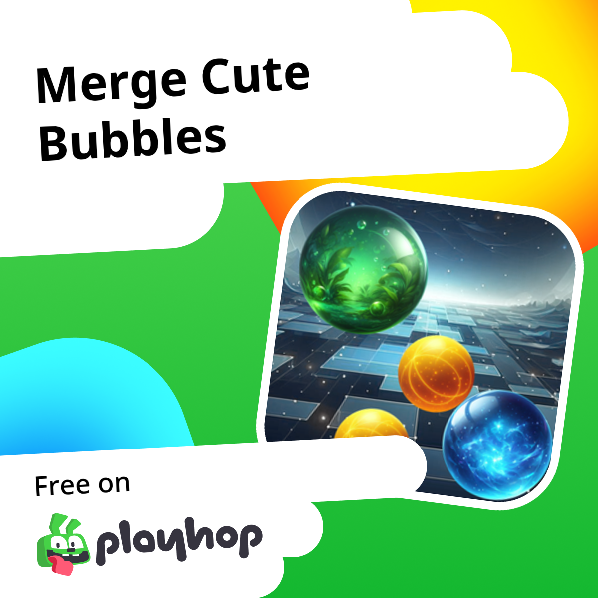 Merge Cute Bubbles (by Kreiz Land Games): Play Online For Free On Playhop