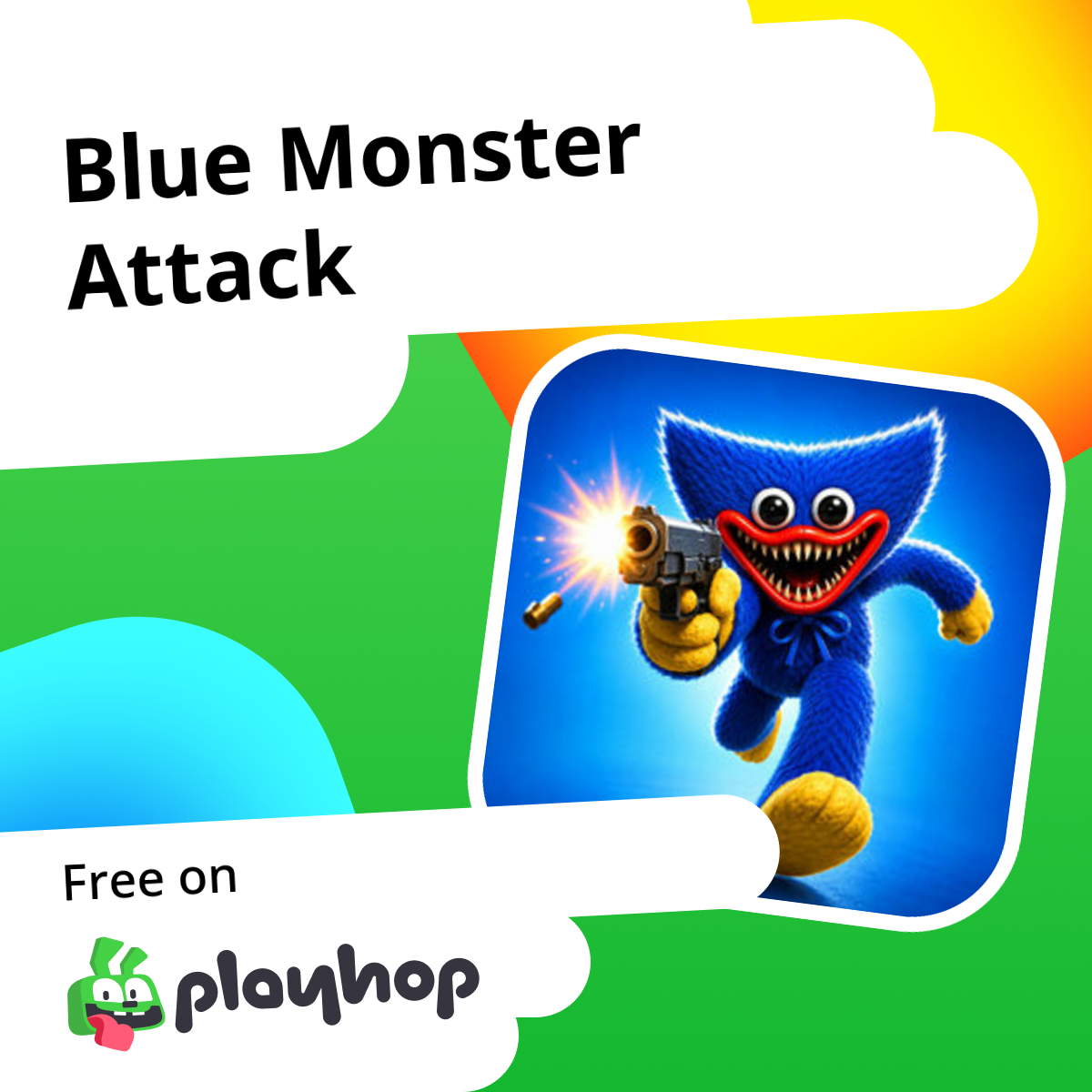Blue Monster Attack: Play Online For Free On Playhop