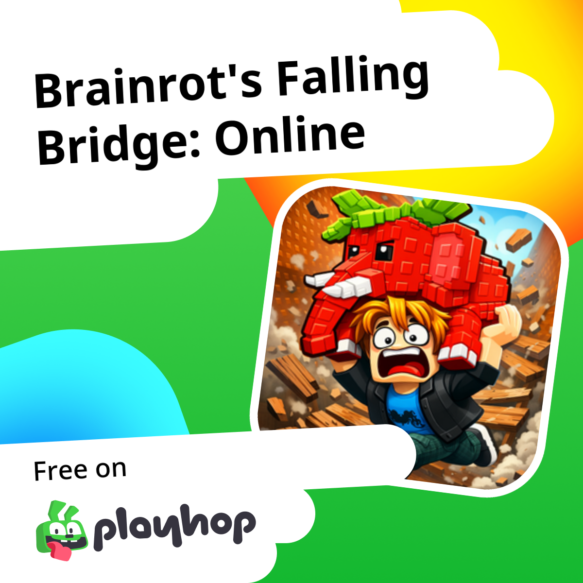 Brainrot's Falling Bridge: Online: Play Online For Free On Playhop